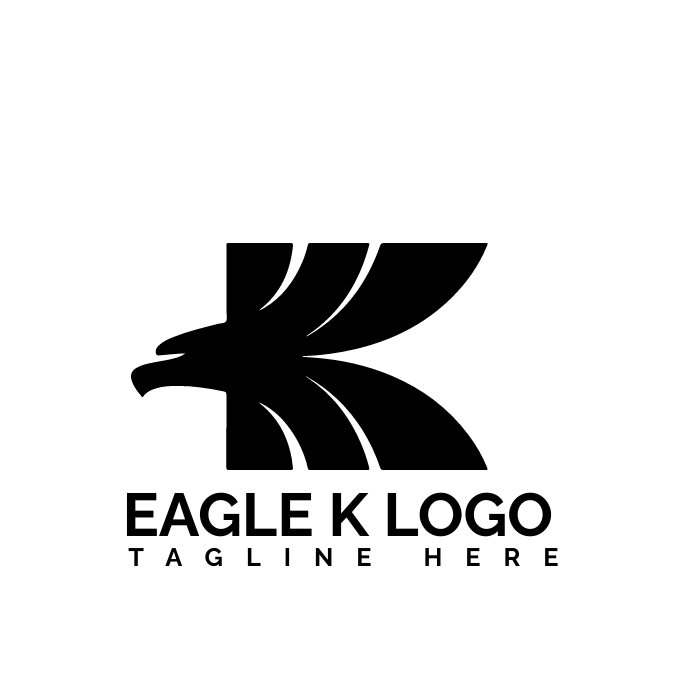 Plantilla de K Diseño de Logotipo de águila | Logotipo de La Empresa | PosterMyWall